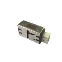 China High Size Precision  Plastic Material Duplex MU Fiber Optical Adapter for sale