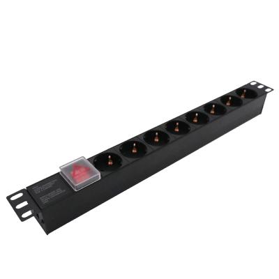 China 19 Inches Aluminum Power Distribution Units PUD for Network Cabinet  Germany France Europe  America for sale