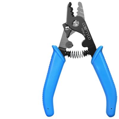 China Three  Hole Fiber Optic  Wire Stripper VCFS-33  FTTX Fiber Optic Cable Stripper for sale