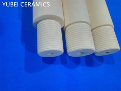 Cina Aste in ceramica elettrica avorio 3,85 g / cm3 Aste in ceramica filettate in allumina isolante in vendita