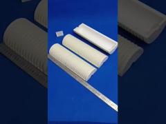 Hoge dichtheid 99% Al2O3 Alumina keramische halfbuizen voor ruwe omgevingen