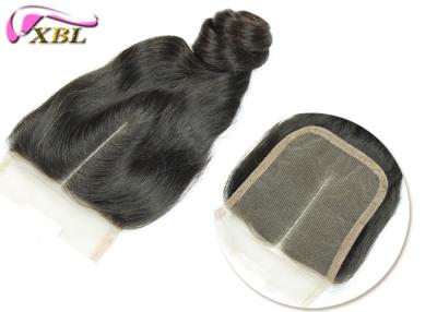 China 100 Human Unprocessed Lace Closure With Baby Hair , Loose Wave No Tangle for sale