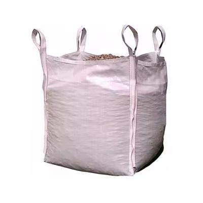 China Square Bottom FIBC Bulk Container Bag , Foldable FIBC Jumbo Bags For Packaging for sale