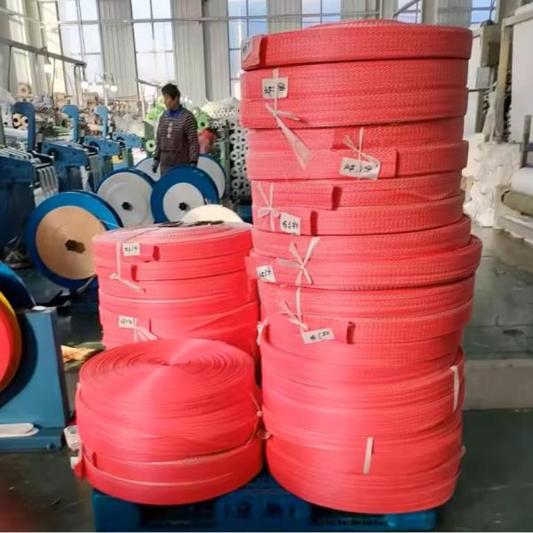 Quality Woven Polypropylene Ton Bag Belt , Lifting Loops PP Webbing FIBC Bag Sling for sale