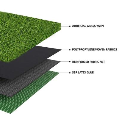 Cina Fabbrica all'ingrosso 20mm 25mm 30mm 35mm 40mm erba sintetica erba paesaggistica erba artificiale per giardino in vendita