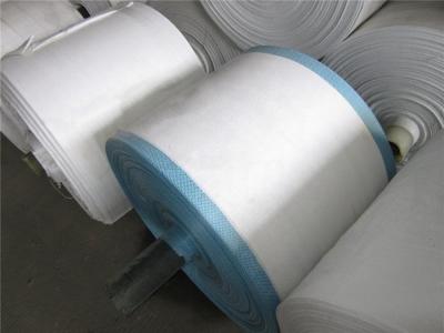 China White PP Woven Cloth Roll Material Transparent Fabric Roll For FIBC Bulk Bag Production for sale