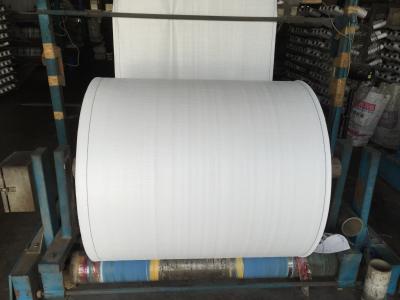 China White Transparent PP Woven Bag Roll Material Reinforced Cloth For FIBC Bulk Bag Fabric for sale