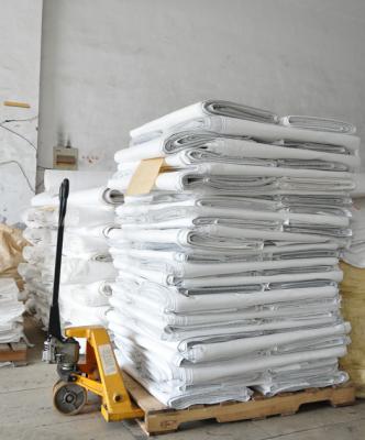 China White Transparent PP Woven Bag Roll Material Reinforced Cloth For FIBC Bulk Bag Fabric for sale