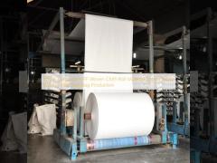 White Transparent PP Woven Cloth Roll Material Strong Fabric Roll For FIBC Bulk Bag Production