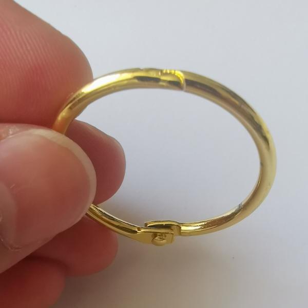 Quality Customization Factory Wholesale Adjustable 20mm Metal O Ring Buckle Spring Gate Snap Hook for Bags File Folder Accessories for sale