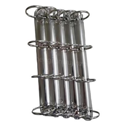 China High Quality A4 Model 292-4-5-0-26 Electroplating Hardware Binder Iron Buckle 4 Rings Circular Clip File Folder Accessories for sale