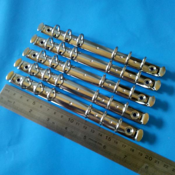 Quality Wholesale 6-Ring Silver Metal Binder Clips | Customizable Size & Color | OEM/ODM for sale