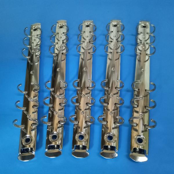 Quality Wholesale 6-Ring Silver Metal Binder Clips | Customizable Size & Color | OEM/ODM for sale