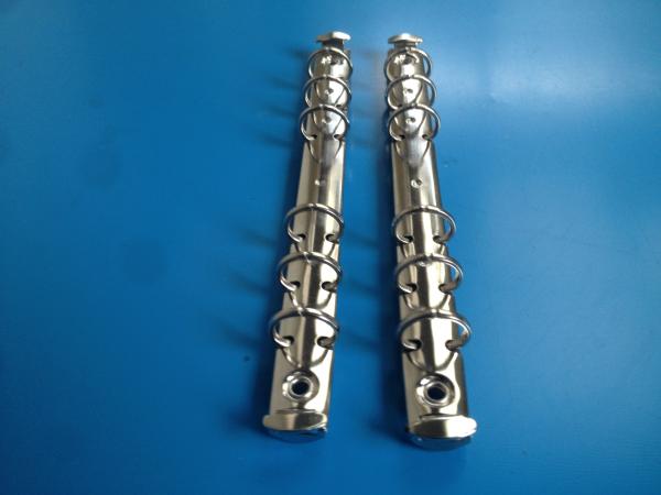 Quality Wholesale 6-Ring Silver Metal Binder Clips | Customizable Size & Color | OEM/ODM for sale