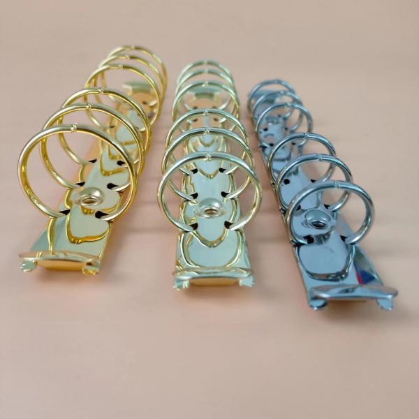 Quality Trading Card Customize Spiral Metal Loose Leaf Binder Rings for Notebook for sale
