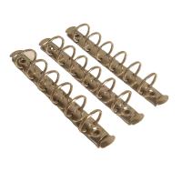 Quality Wholesale D-Ring 6-Ring A7 Silver Metal Binder Clips for Notebooks Albums for sale