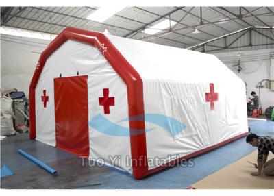 China Inflatable Medical Tent Buildings Large Air Tight First Aid Shelter for sale