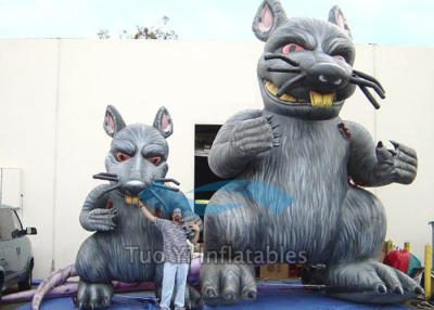 China Heavy Duty PVC Inflatable Cartoon Characters Customized Rats For Parade for sale