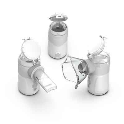 Cina Fabbrica mini tosse farmaco atomizzatore nebulizzatore per la tosse raffreddata macchina batteria rimovibile bambini famiglia adulta nebulizzatore a maglia portatile in vendita