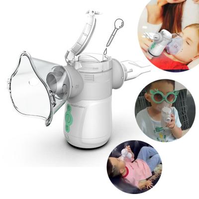 China De Machine Medische Verwijderbare Batterij van baby Neus Draagbare Nebuliser voor Koude Hoest Te koop