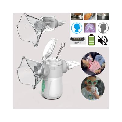 Cina casa più calda Mute Nebulizzatore di nebbia portatile Macchina batteria asma inalatore mesh nebulizzatore per bambini in vendita