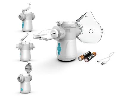Cina casa più calda Mute Nebulizzatore di nebbia portatile Macchina batteria asma inalatore mesh nebulizzatore per bambini in vendita
