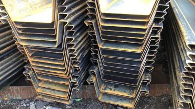 Cina High Strength Q235 Larssen Sheet Piles Water Resistant in vendita