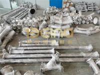China Corrosion Resistance Ceramic Sleeve Lined Pipe ceramic tile lined pipe reducer for sale