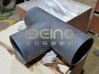 China Customized Wear Resistant Ceramic Pipe Smooth Surface Ceramic Lined Reducer Pipe for sale