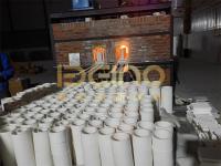 China Customized Wear Resistant Ceramic Pipe Smooth Surface Ceramic Lined Reducer Pipe for sale
