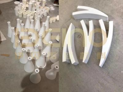 China Metal Ceramic Sleeve Lined Pipe Welding Ceramic Tile Lined Pipes for sale