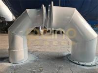 China Misaligned Design Alumina Ceramic Pipe Ceramic Lined Pipe Elbows for sale