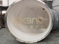 China Ceramic Lining Pipe High Temperature Wear Resistant Ceramic Pipe Custom for sale