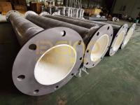 China Thickness 10mm Ceramic Sleeve Lined Pipe Ceramic Coated Pipe for sale