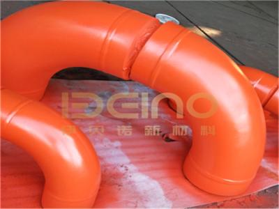 Cina Indossare abrasione tubi in ceramica inossidabile anti-erosione manica in ceramica rivestito tubo indossare abrasione 316 inossidabile in vendita