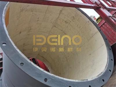 Cina Tubo di ceramica resistente all'usura e liscia all'allumina nell'impianto di lavaggio del carbone in vendita
