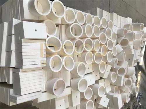 One Piece Alumina Ceramic Pipe Wear Resistant White Ceramic Ring