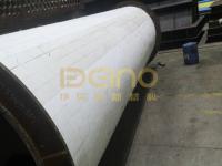 China Customizable Wear Liners Ceramic Pipe Spot Welded Card Type for sale