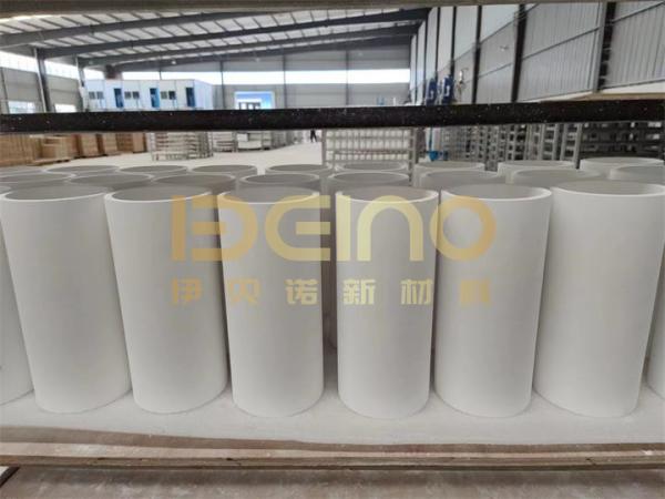 One Piece Alumina Ceramic Pipe Wear Resistant White Ceramic Ring