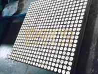 China Alkali Resistance Rubber Ceramic Liners Ceramic Composite Rubber Sheet for sale