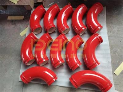 China Smooth Concrete Pump Elbow Light Weight Concrete Pump Boom Pipe concrete pump elbow lining ceramic for sale