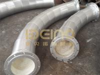 China Ceramic Lined Composite Y-type Tee Pipeline Connections for sale