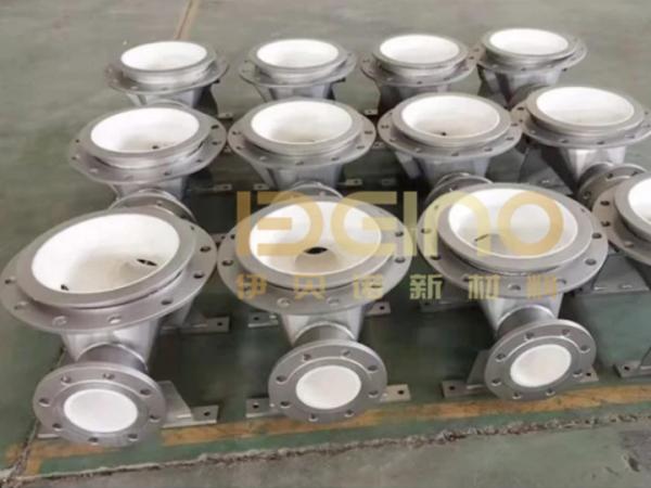Ceramic Lined Composite Y-type Tee Pipeline Connections