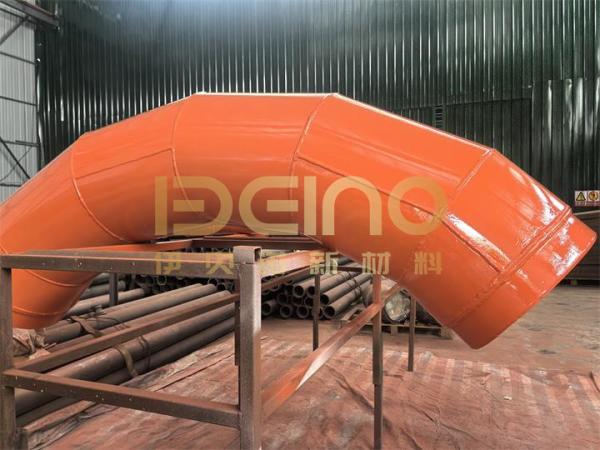 Large-diameter ceramic patch pipes Alumina ceramic lined pipe Ceramic tile lined pipe Ceramic lined pipe for mining slurry transport Cement plant coal dust ceramic lined pipe