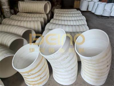 China Large-Diameter Alumina Ceramic Sleeve Alumina ceramic sleeve lined pipe bend Wear Resistant Large Diameter Alumina Ceramic Sleeve Tube ... for sale