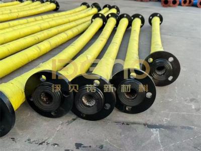 China Ceramic Rubber Composite Hose/Wear-resistant Ceramic Hose/Ceramic Flexible Pipeline For Abrasive Material Conveying for sale