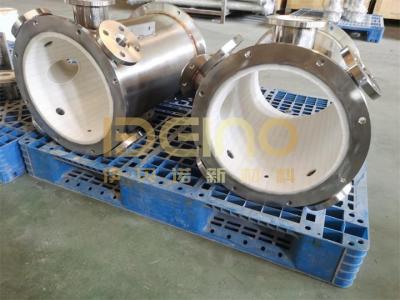 China Ceramic Lined Composite Steel Pipe | For Slurry / Ash / Coal Powder Long Distance Conveying for sale