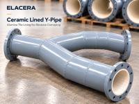 China Ceramic Lined Tee Pipe for Abrasive Material Conveying for sale