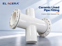 China Ceramic Lined Tee Pipe for Abrasive Material Conveying for sale