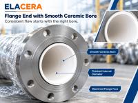 China Ceramic Ring Lined Steel Pipe for Fly Ash Conveying for sale